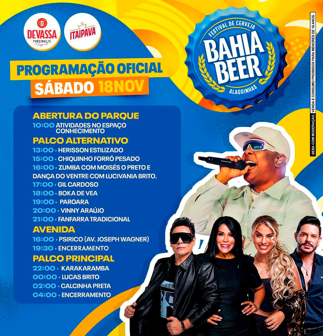 Programação - Bahia Beer Festival